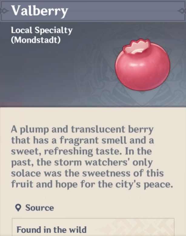 Valberry farming route Genshin Impact | HoYoLAB