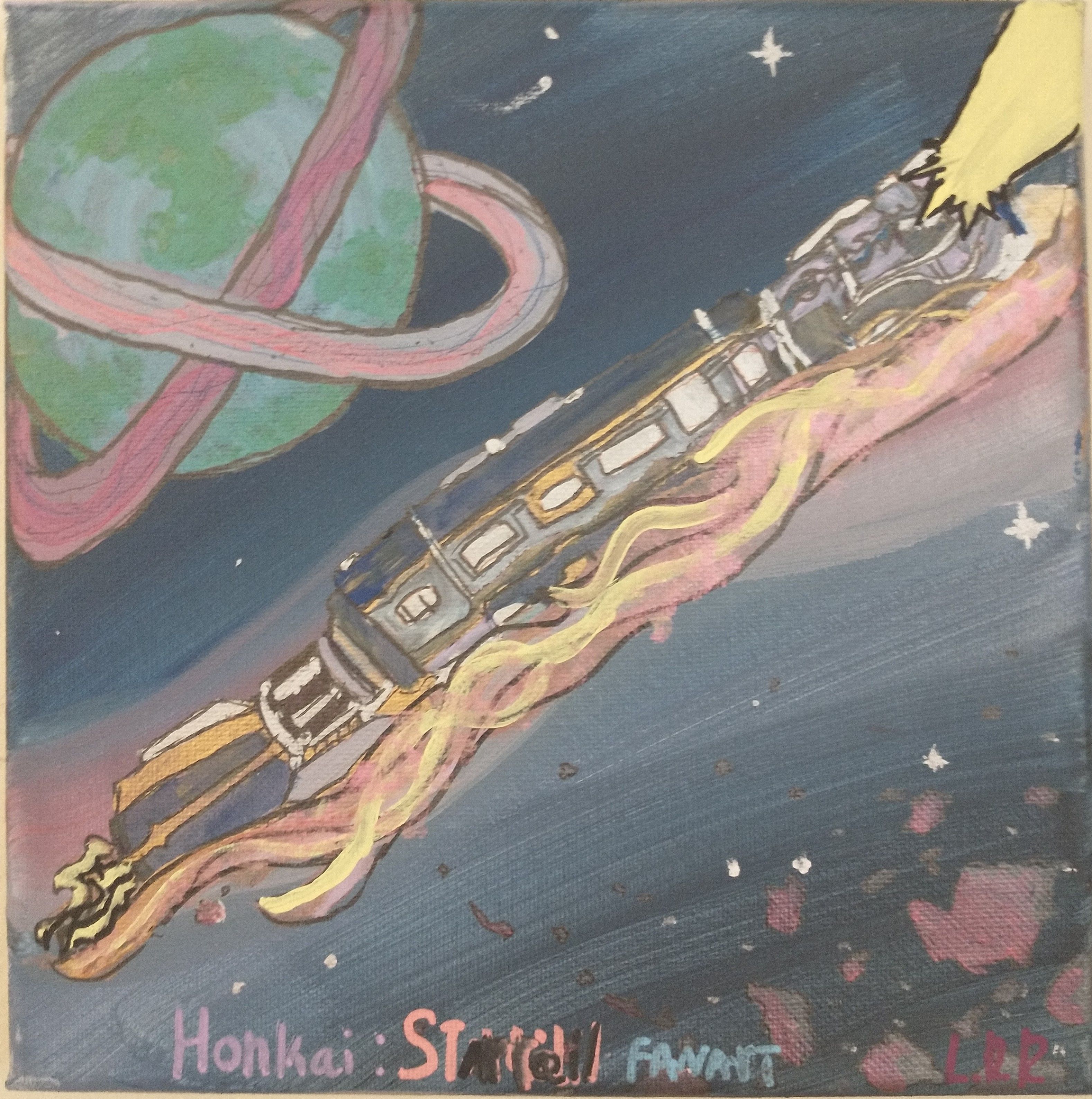 Trailblazer train fanart :3 Honkai: Star Rail | HoYoLAB