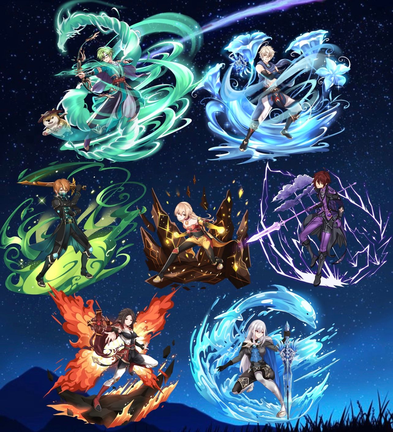 My Original Character Wish Artwork (Genshin Impact) Genshin Impact ...