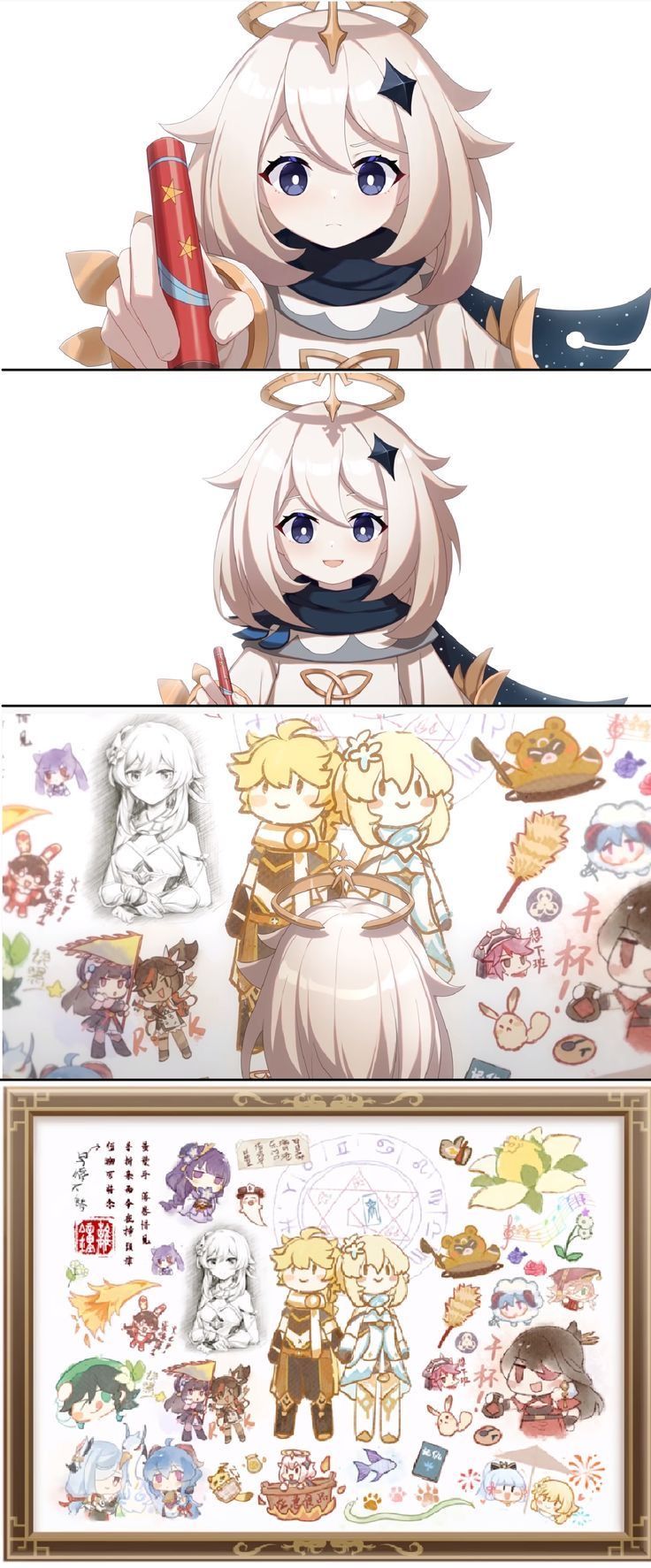 bức tranh của paimon Genshin Impact | HoYoLAB