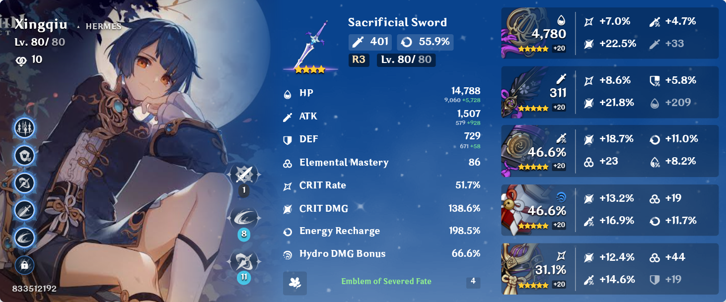 Xingqiu Build Genshin Xingqiu Genshin Impact: Build, Skills, And Best