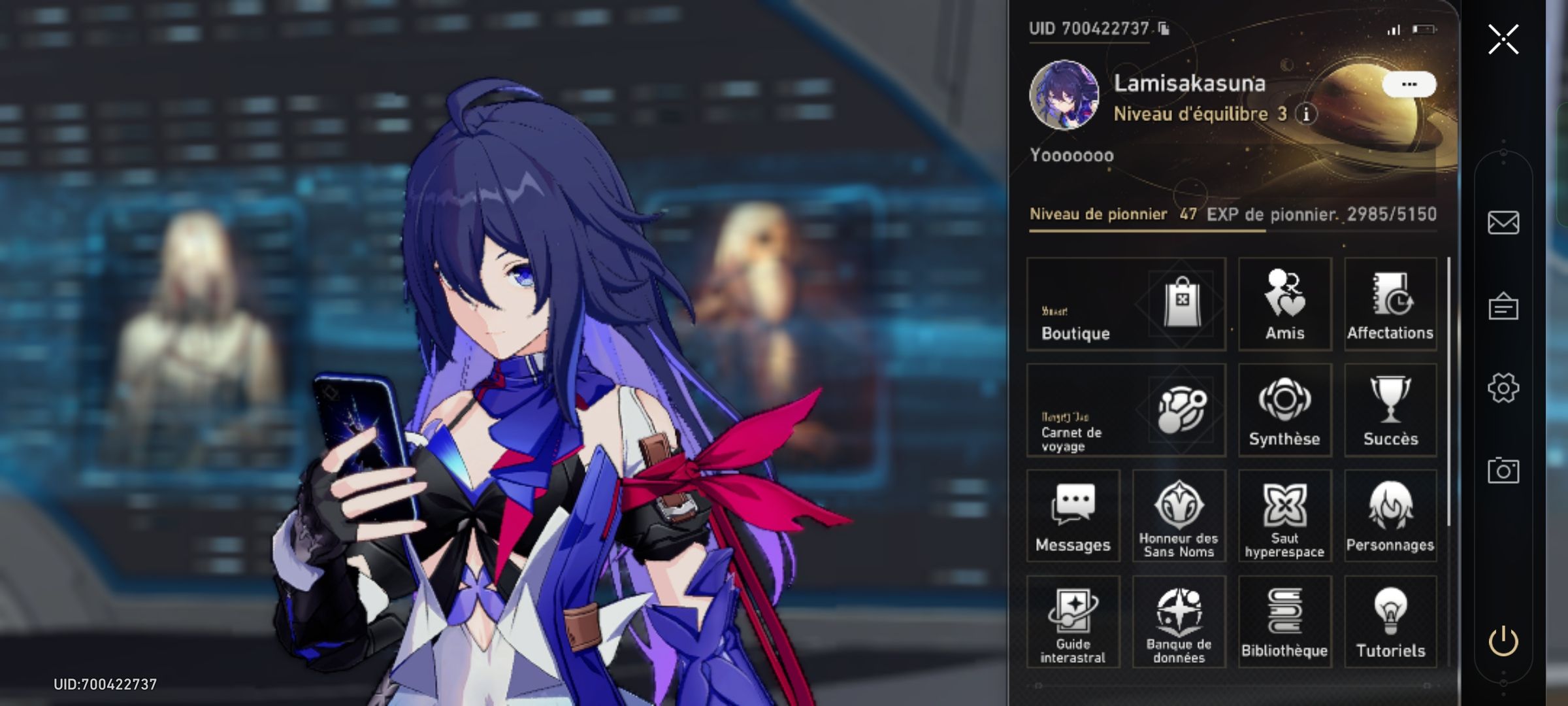 je n'ai pas lâché un seul jour depuis la sortie Honkai: Star Rail | HoYoLAB