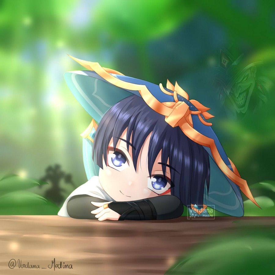Chibi Wanderer Fanart I made Genshin Impact | HoYoLAB