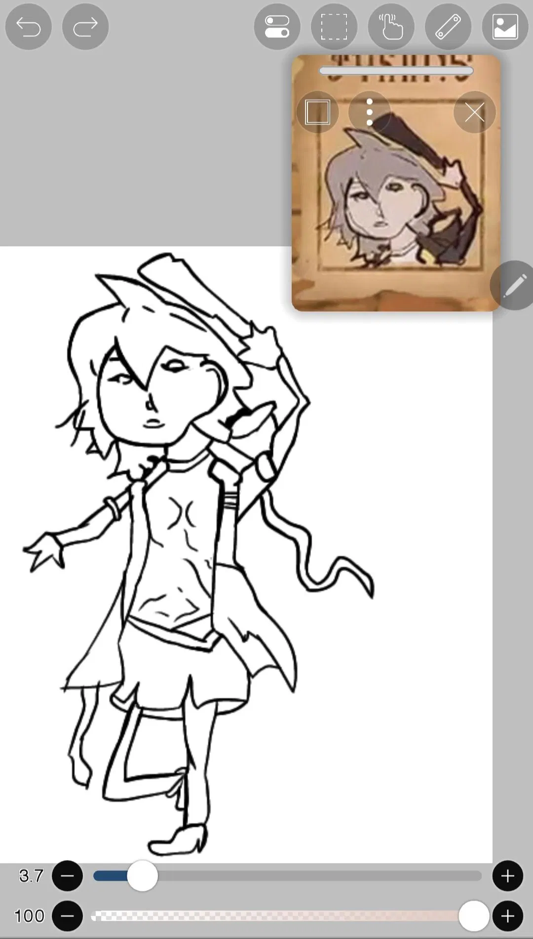 Stelle in the style of drawings Gepard / Первопроходец в стилистике ...