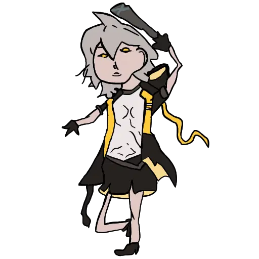 Stelle in the style of drawings Gepard / Первопроходец в стилистике ...
