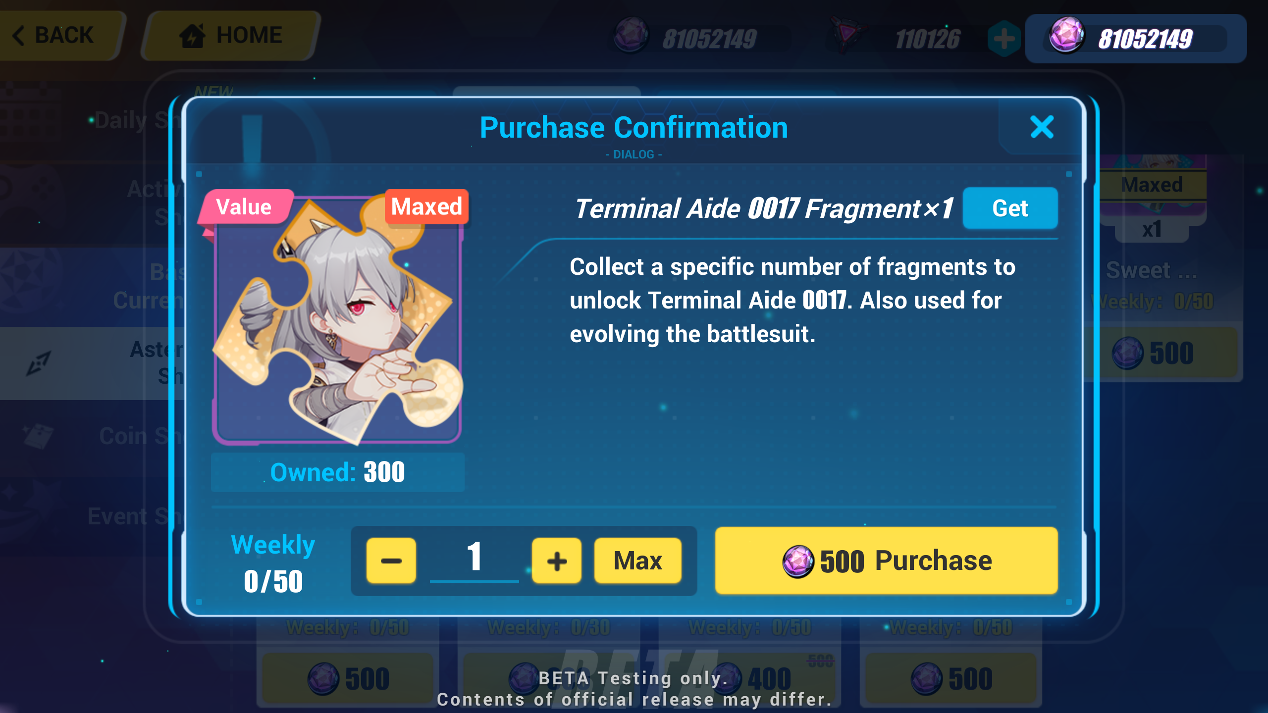 [BETA 6.6] Review PROMETHEUS : Terminal Aide 0017 Honkai Impact 3rd ...