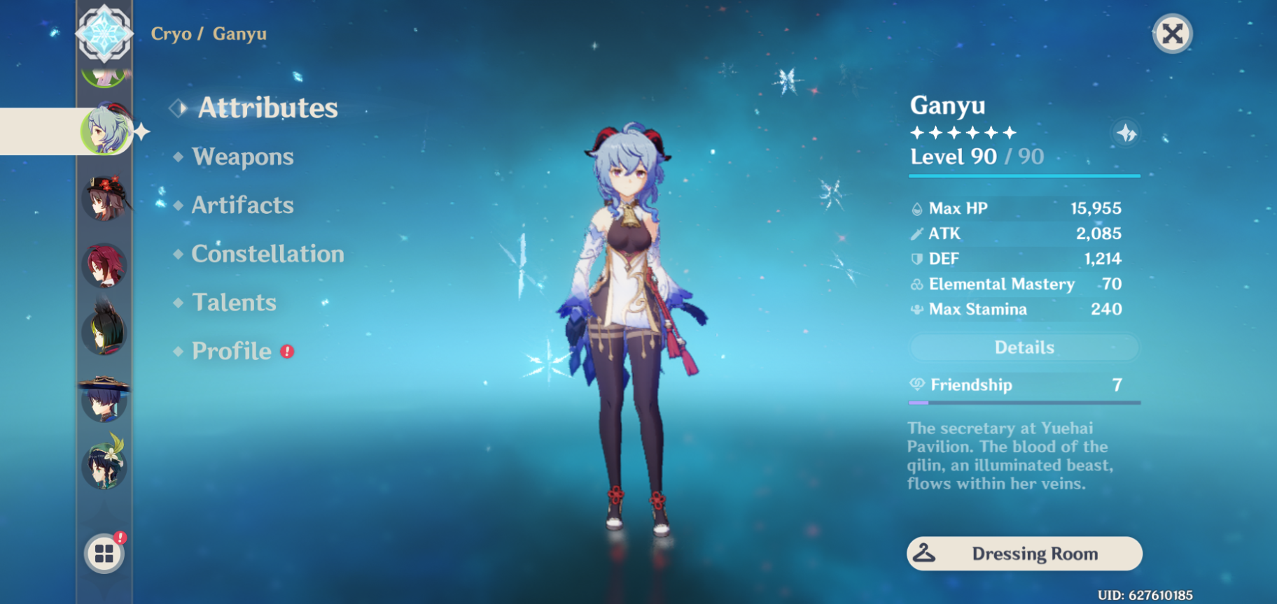 Ganyu build help Genshin Impact | HoYoLAB
