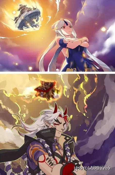 Itto and ayato memes Genshin Impact | HoYoLAB