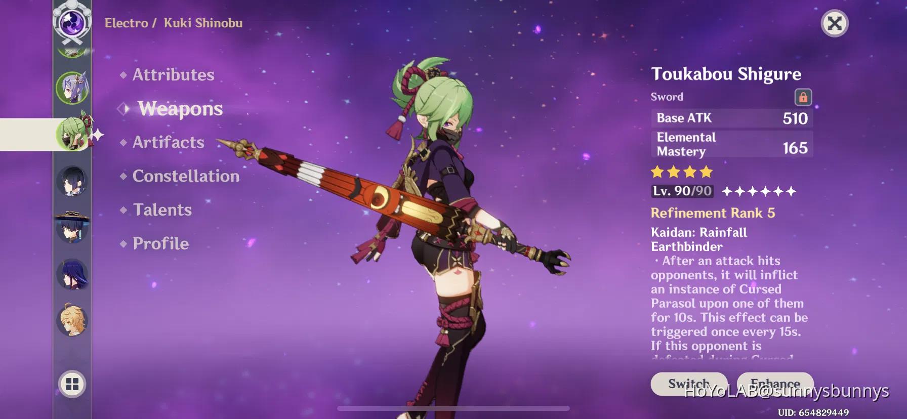 Kuki Shinobu build Genshin Impact | HoYoLAB