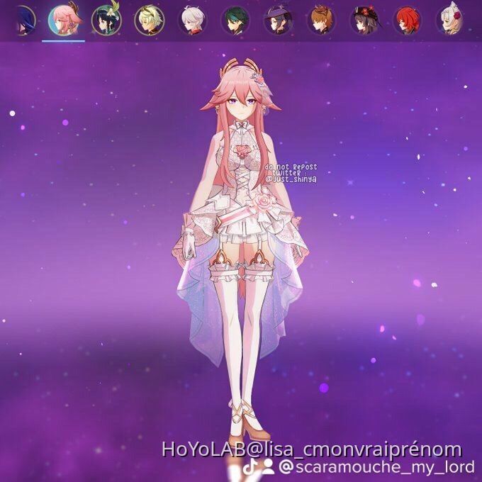 lumine/yae miko/bedou x robes 👗 m'a prèf c'est celle de lumine ♥️♥️ ...