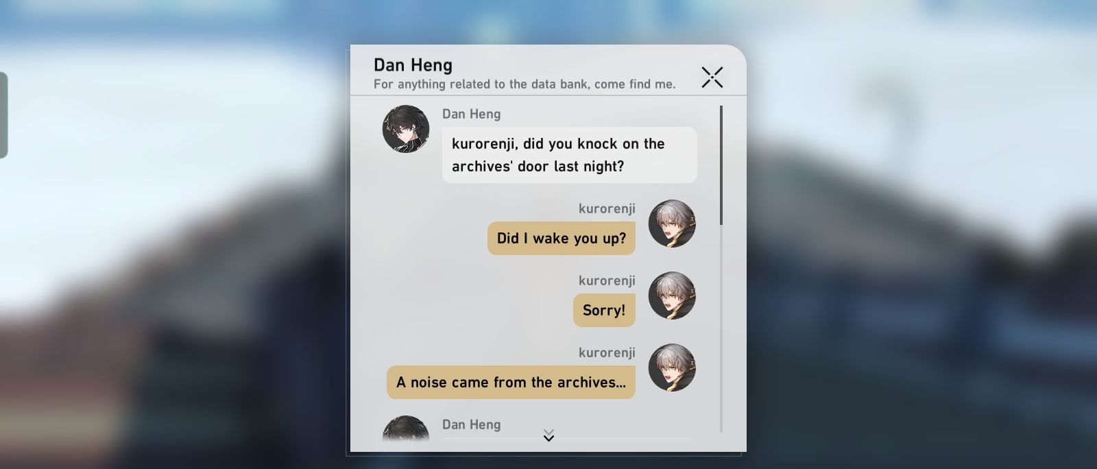 Dan Heng's messages Honkai: Star Rail | HoYoLAB