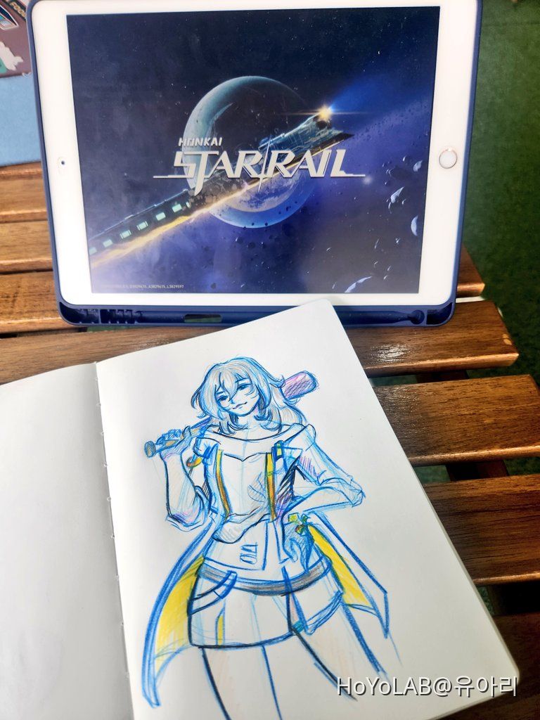 MC sketching Honkai: Star Rail | HoYoLAB
