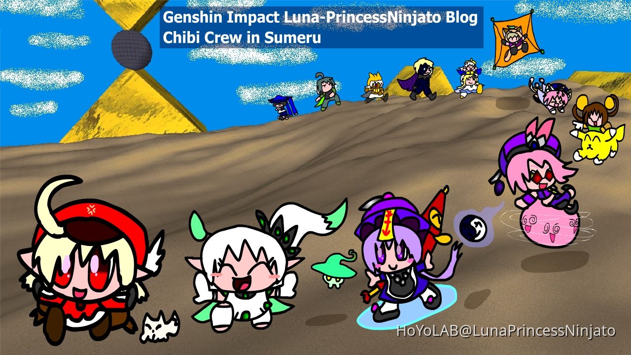 Chibi crew in Sumeru Genshin Impact | HoYoLAB