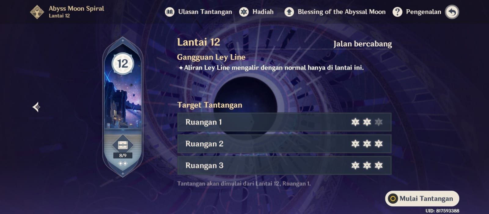 TERIMAKASIH MIHOYO !1!1! SPIRAL ABYSS 3 PERIODE GA GANTI MOB 12 - 1 NYA. LAIN KALI JANGAN BEGITU ...