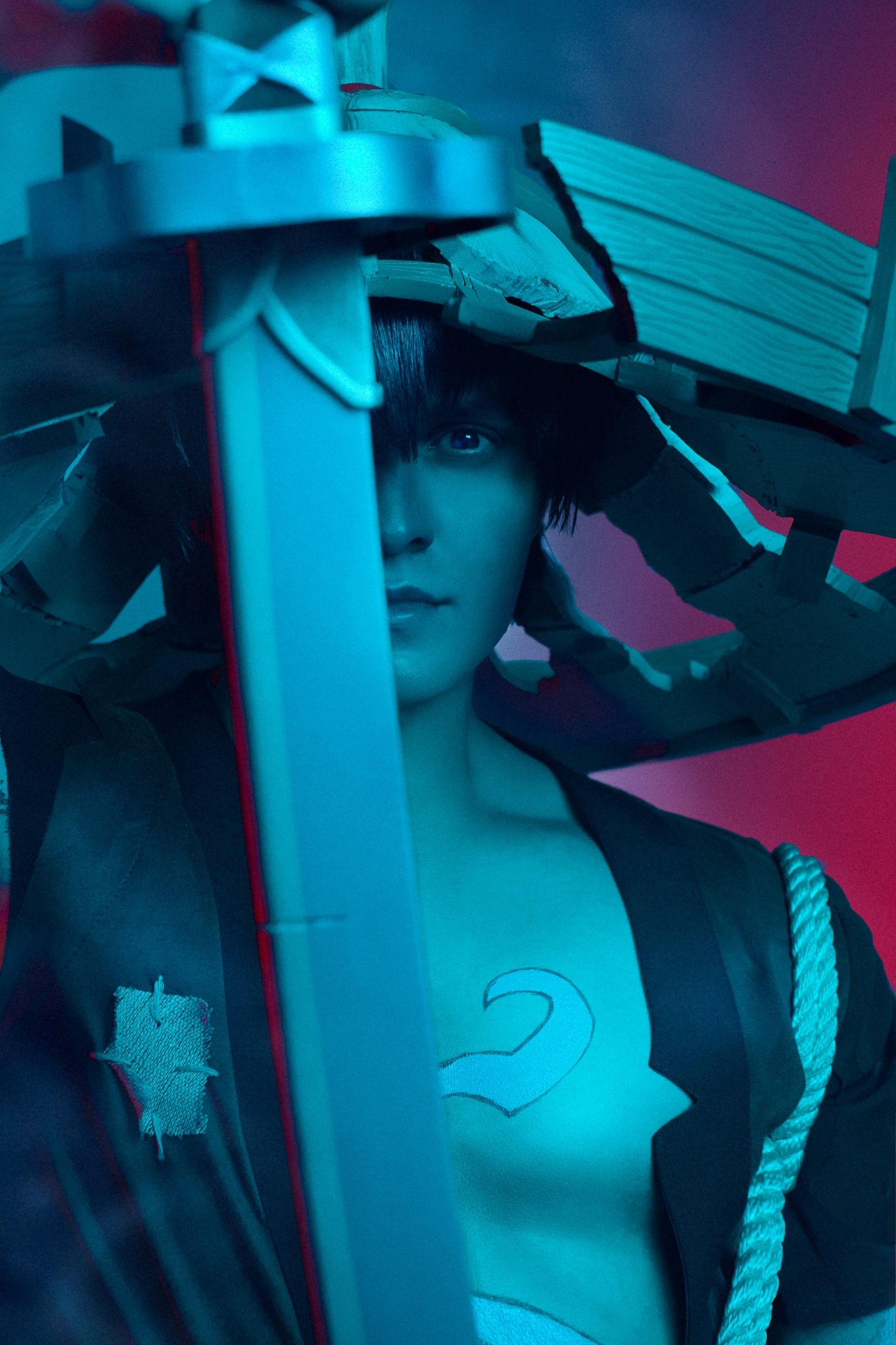 First processed portrait photo NPC Nobushi by Kiobe Genshin Impact ...