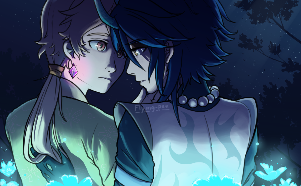 Xiao & Aether AU Genshin Impact | HoYoLAB