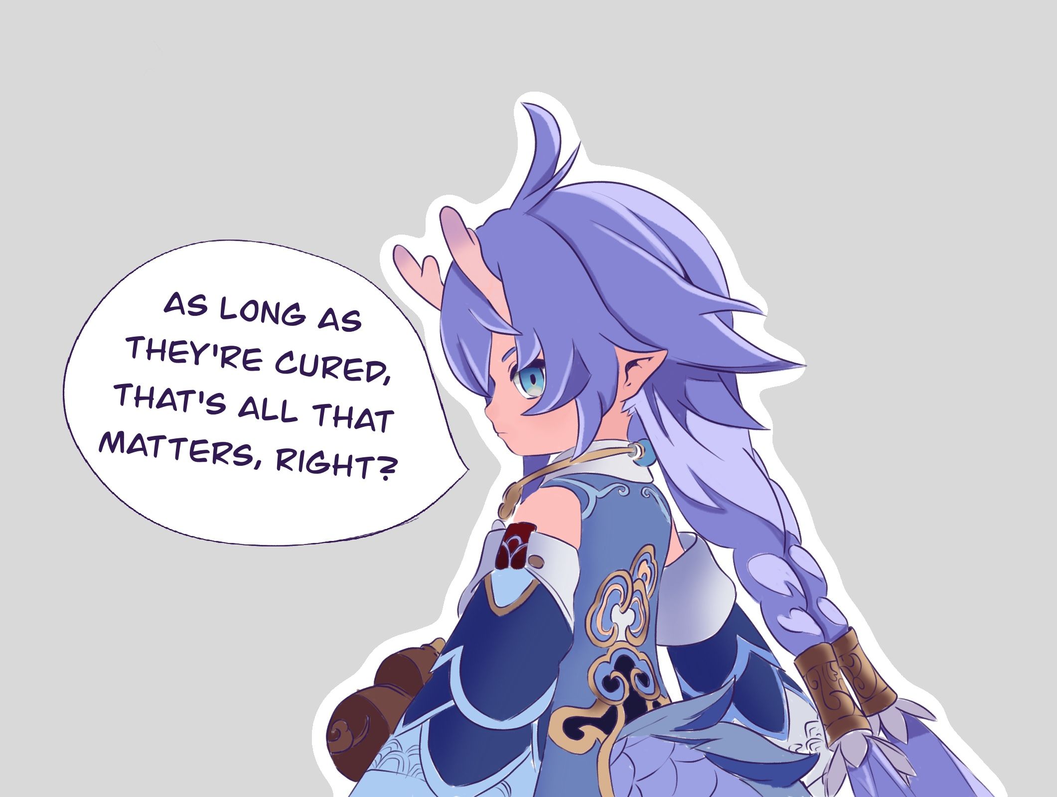 Bailu drawing! Honkai: Star Rail | HoYoLAB