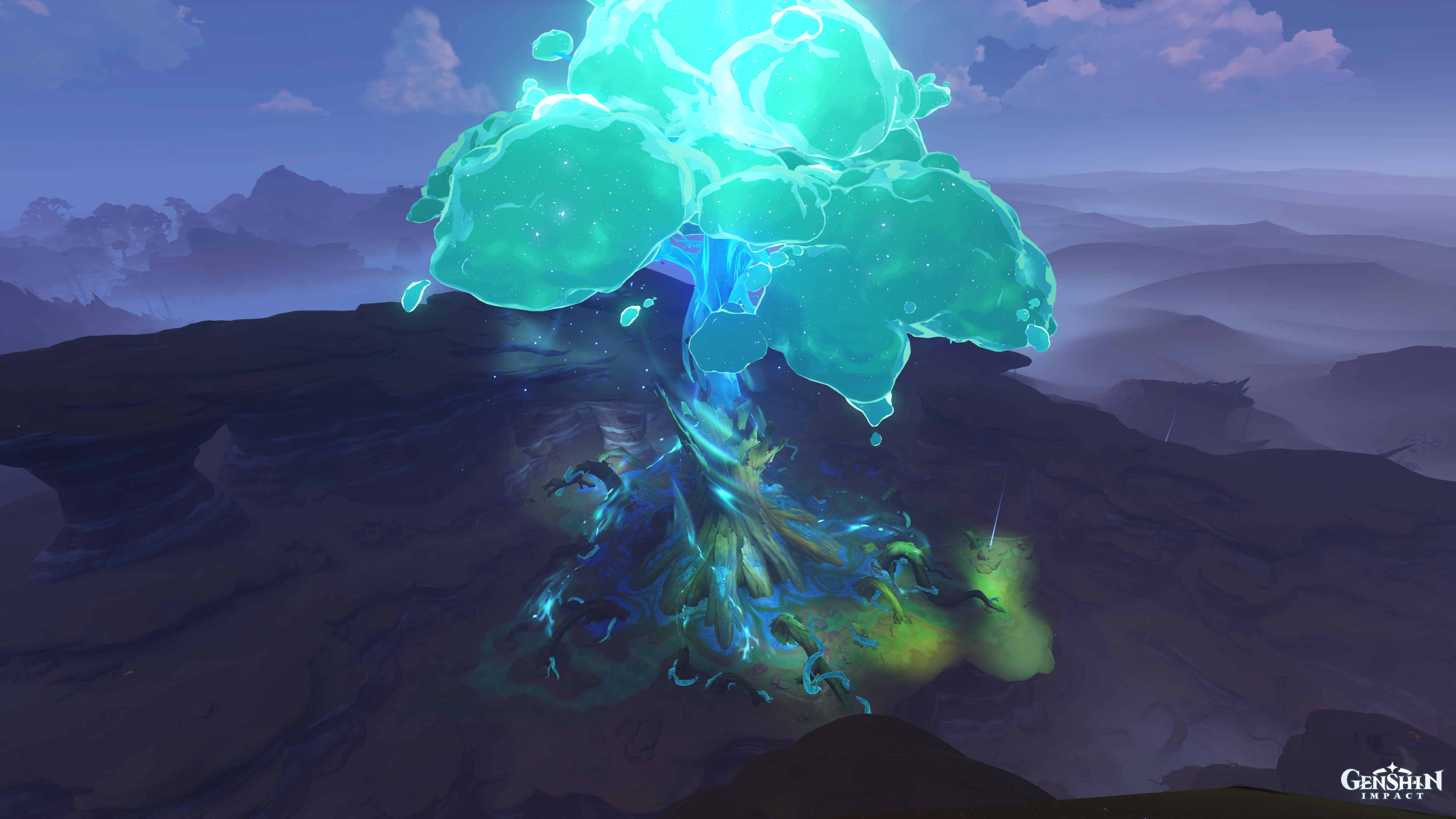 Total view of the Oasis tree Genshin Impact | HoYoLAB