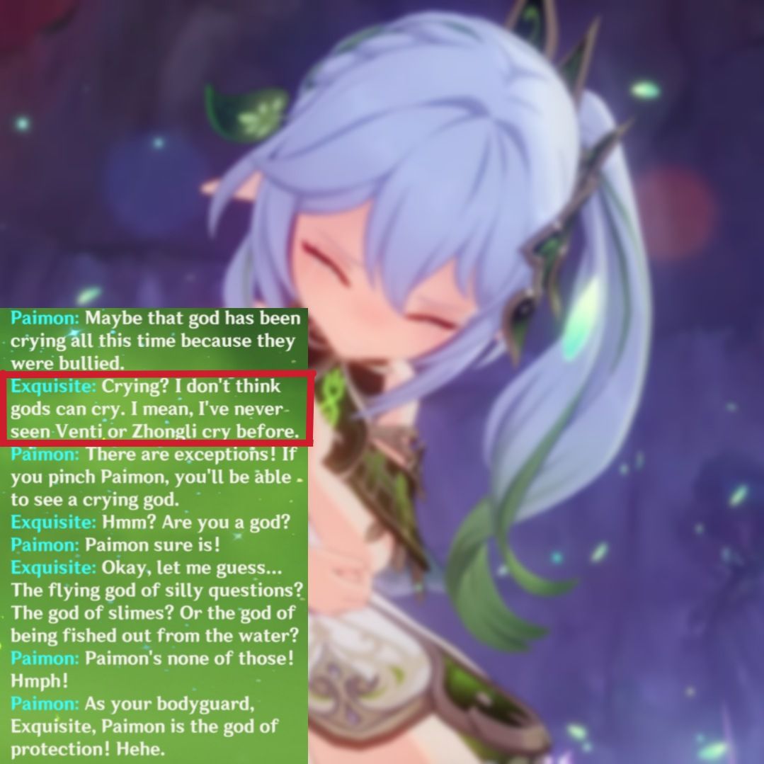 meanwhile Nahida cry hurts Genshin Impact | HoYoLAB