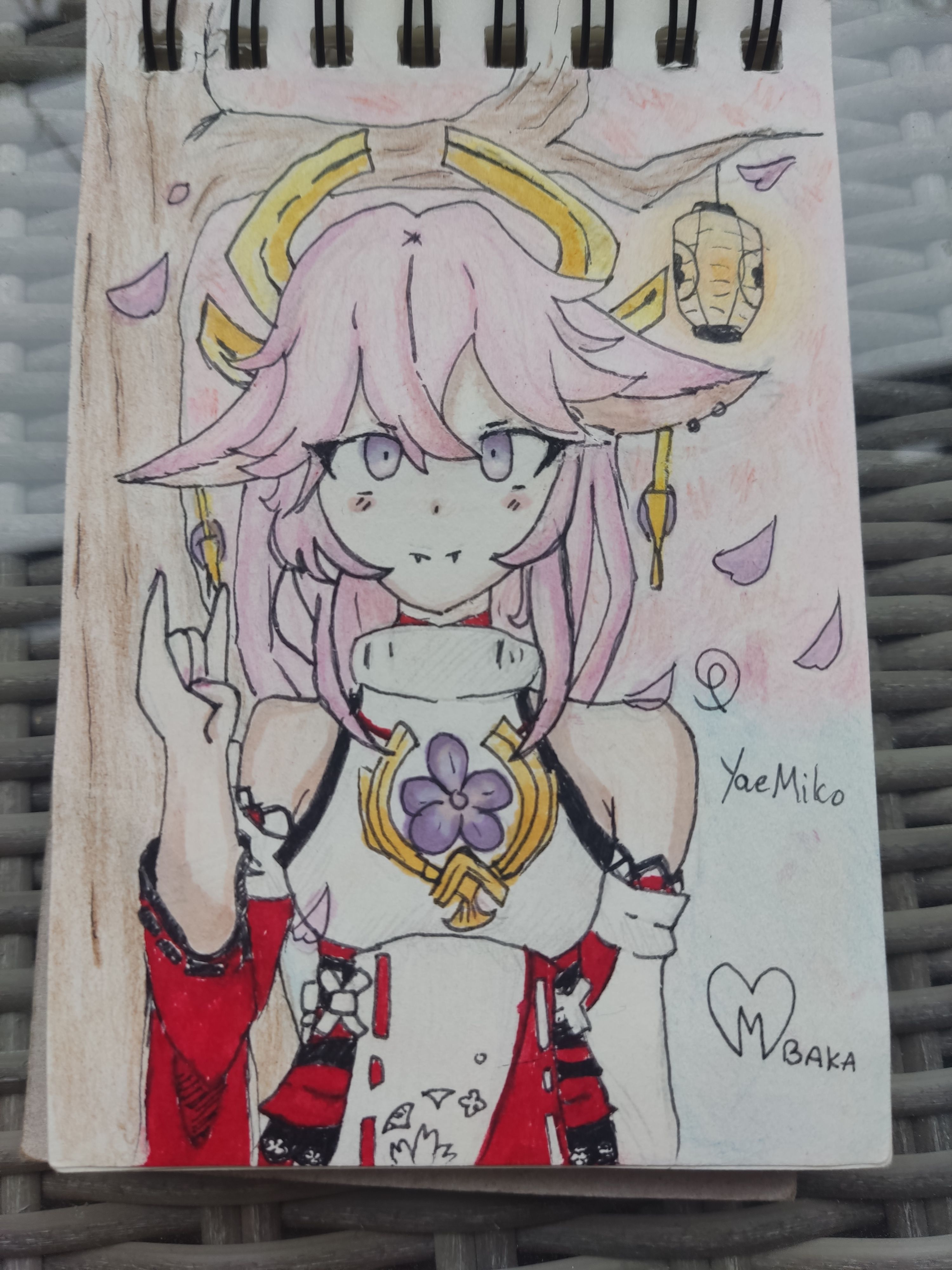 Yae Miko fanart!! Genshin Impact | HoYoLAB