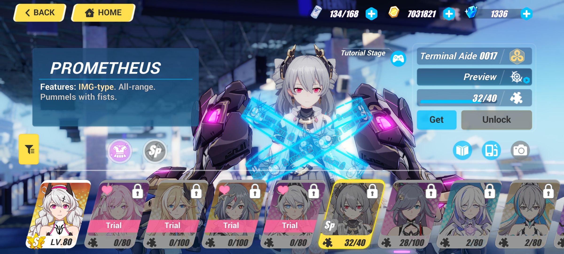 Depois de 4 armas repetidas consegui fechar o set de prometheus Honkai ...