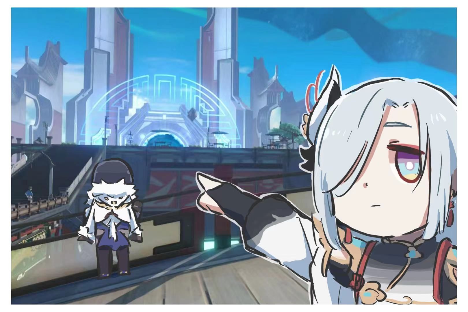 A little Luofu vacation Genshin Impact | HoYoLAB