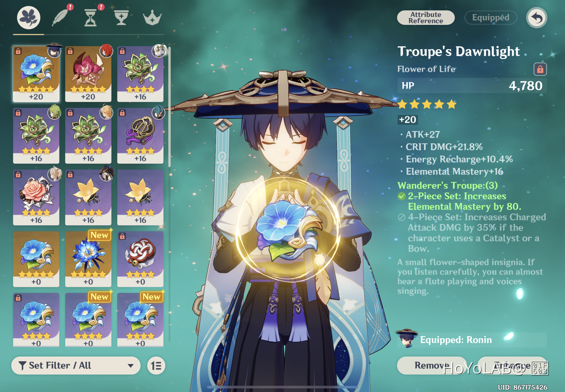 Which artifact set works best on scara Genshin Impact | HoYoLAB