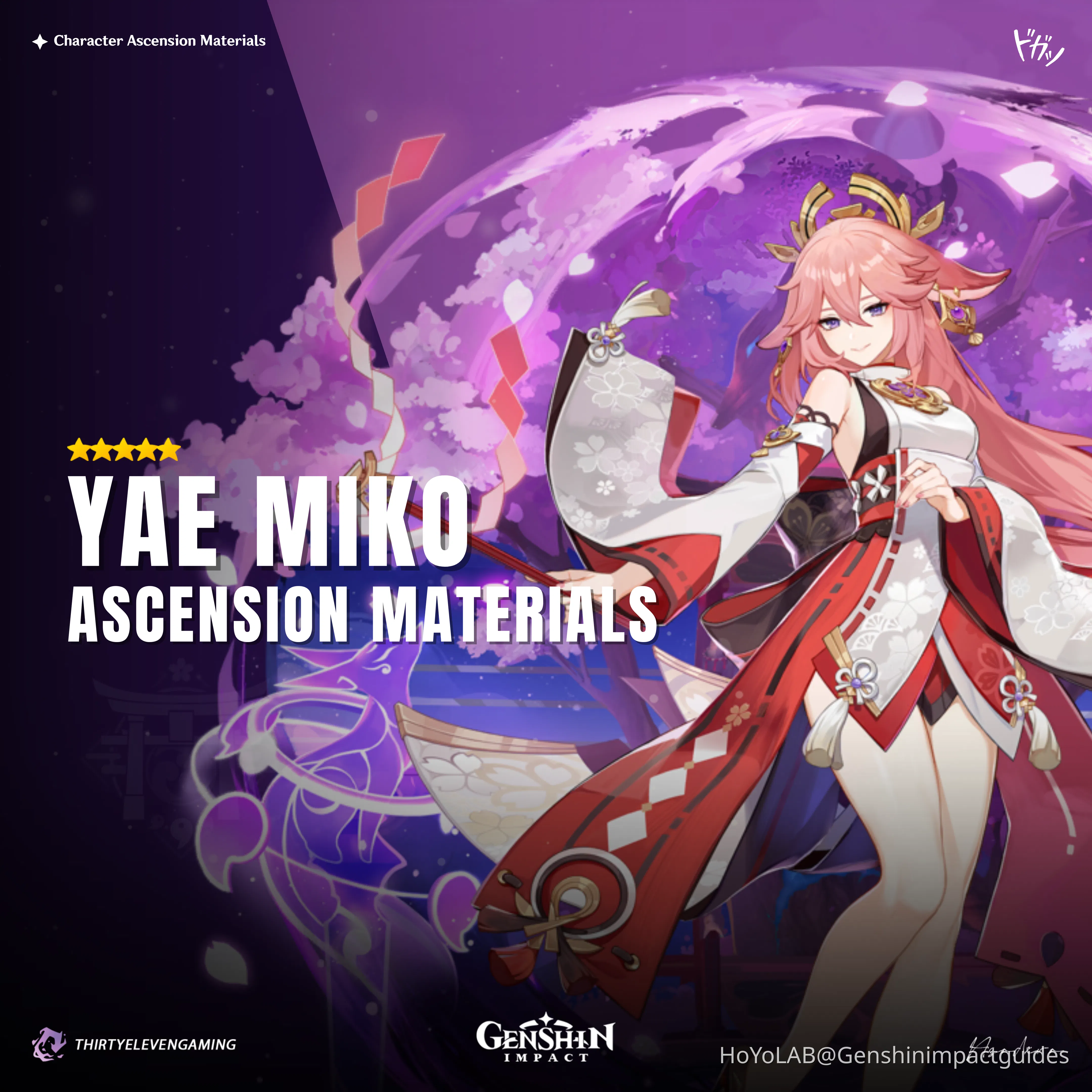 Yae Miko Ascension and Talent Materials Genshin Impact | HoYoLAB