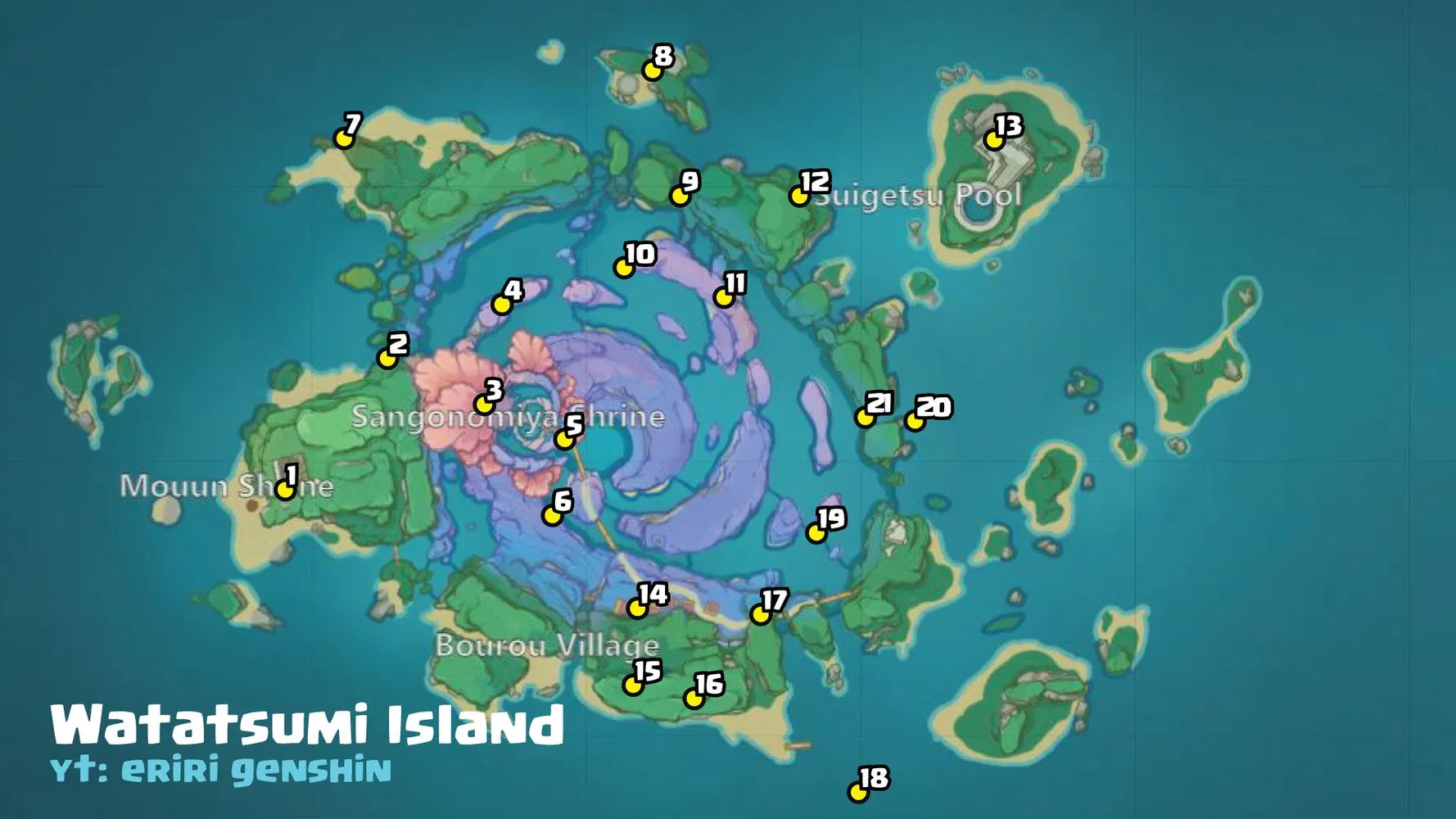 [Guide] Semua Lokasi 181 Electroculus! Inazuma Genshin Impact | HoYoLAB