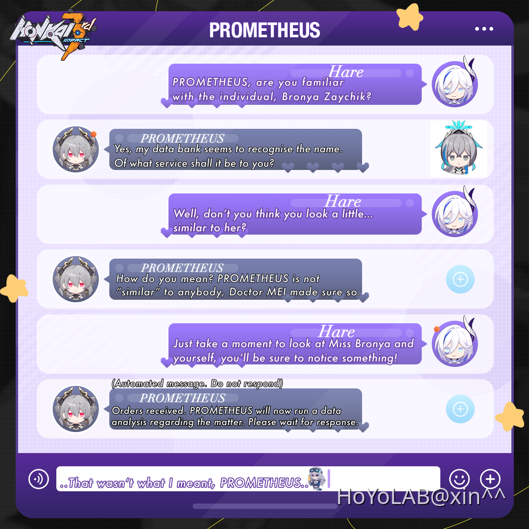 PROMETHEUS and Bronya? Honkai Impact 3rd | HoYoLAB