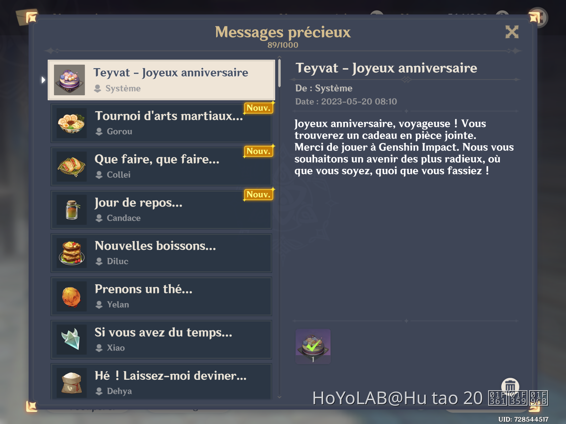 C mon anniversaire est du coup j’ai eu le gâteau que je voulais je suis ...