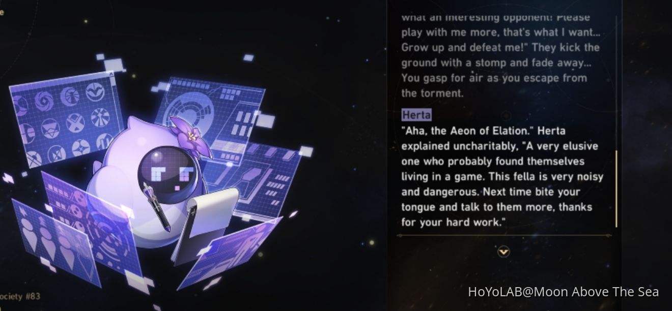 Aha, the Aeon of Elation Honkai: Star Rail | HoYoLAB