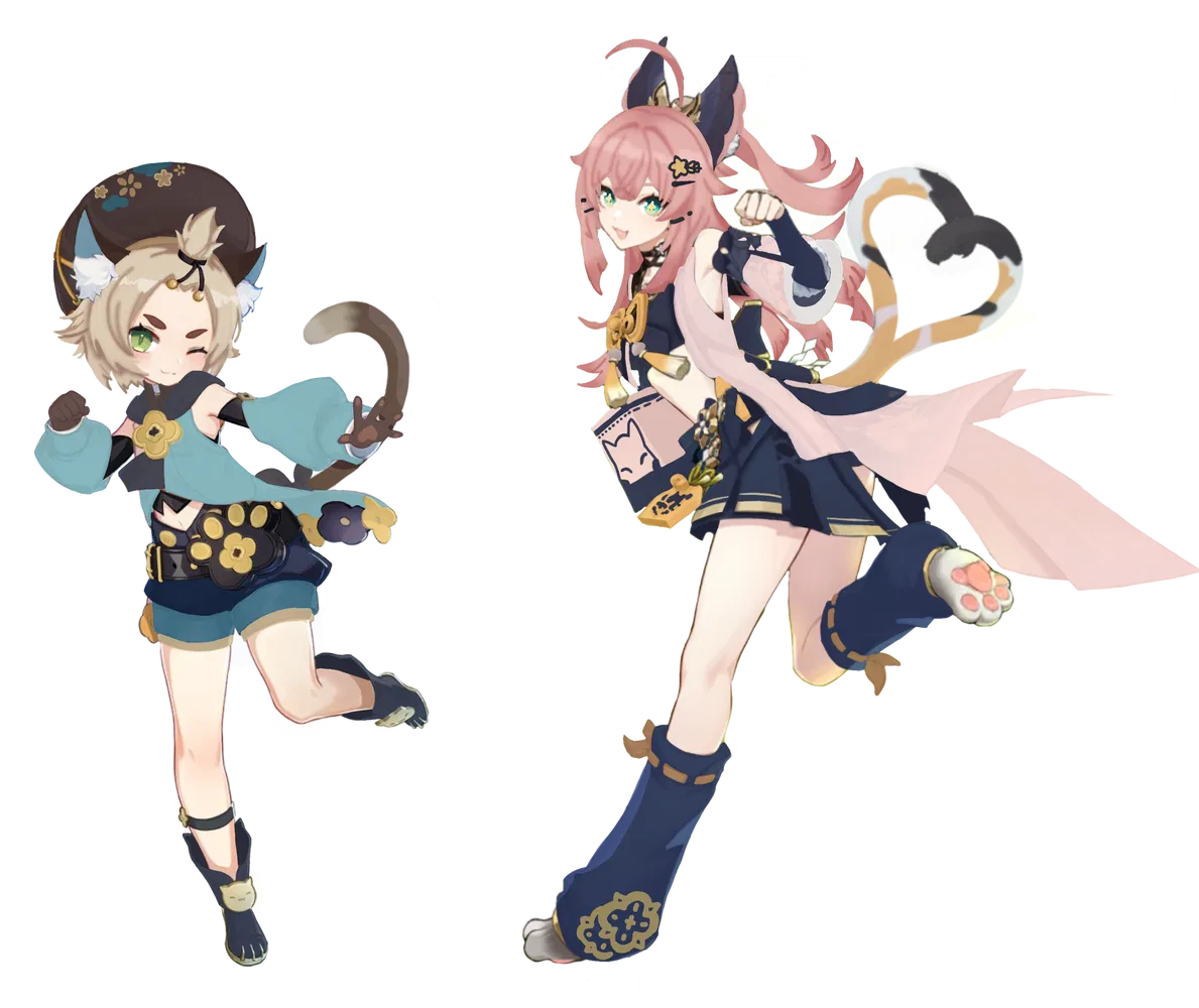 Kiara and Diona Color Swap Genshin Impact | HoYoLAB