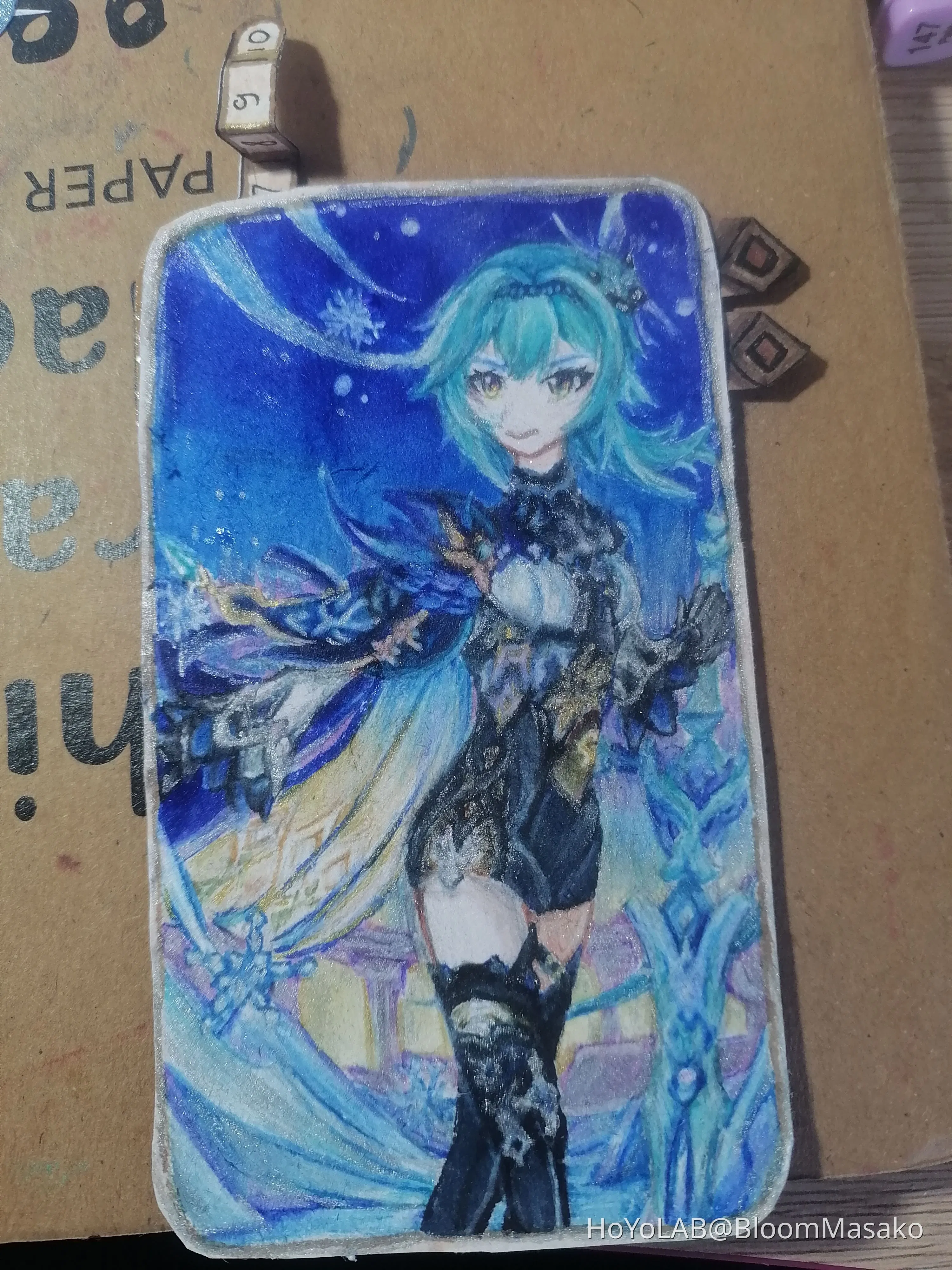 I made a Eula Tcg Card! Genshin Impact | HoYoLAB