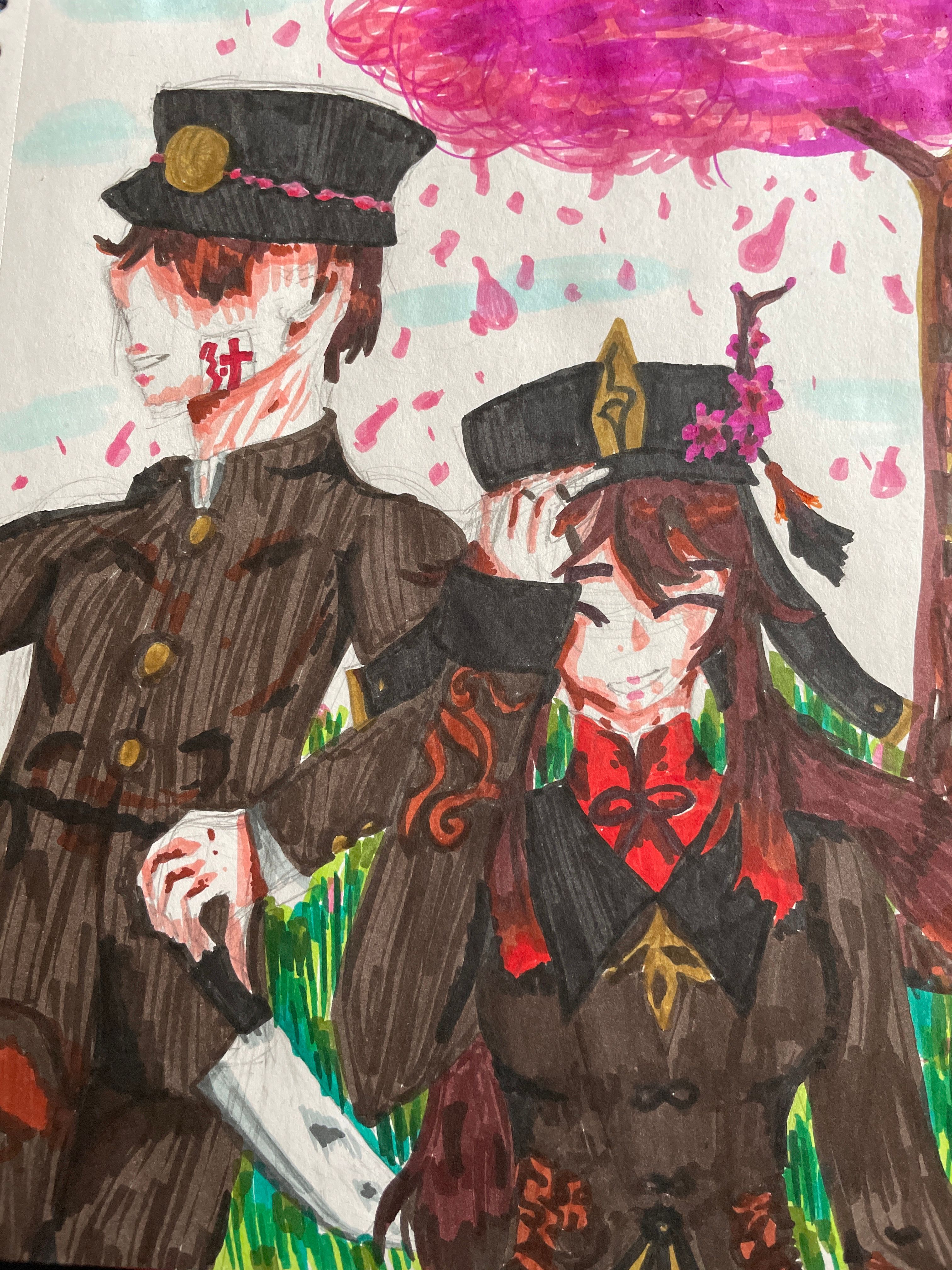 🔥Hu tao and Hanako👻 Genshin Impact | HoYoLAB
