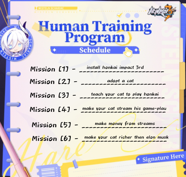 here is my entry for the human train program Honkai Impact 3rd | HoYoLAB