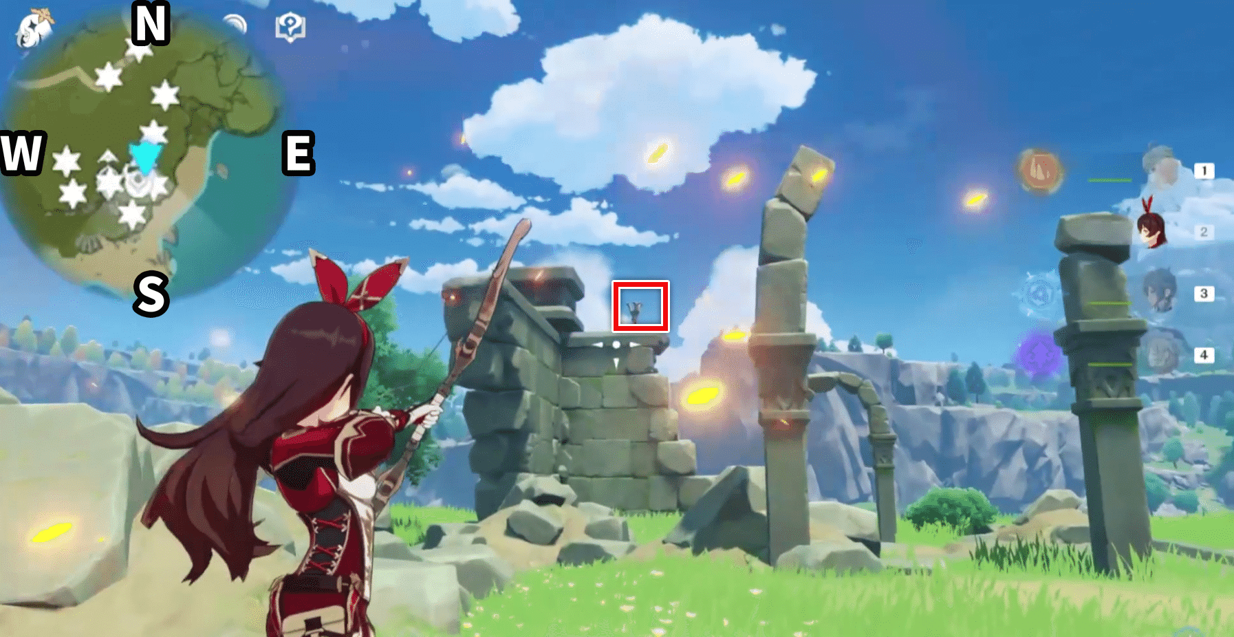 Mondstadt Chests Collection Guide 11 - Thousand Winds Temple 1 (160-178 ...