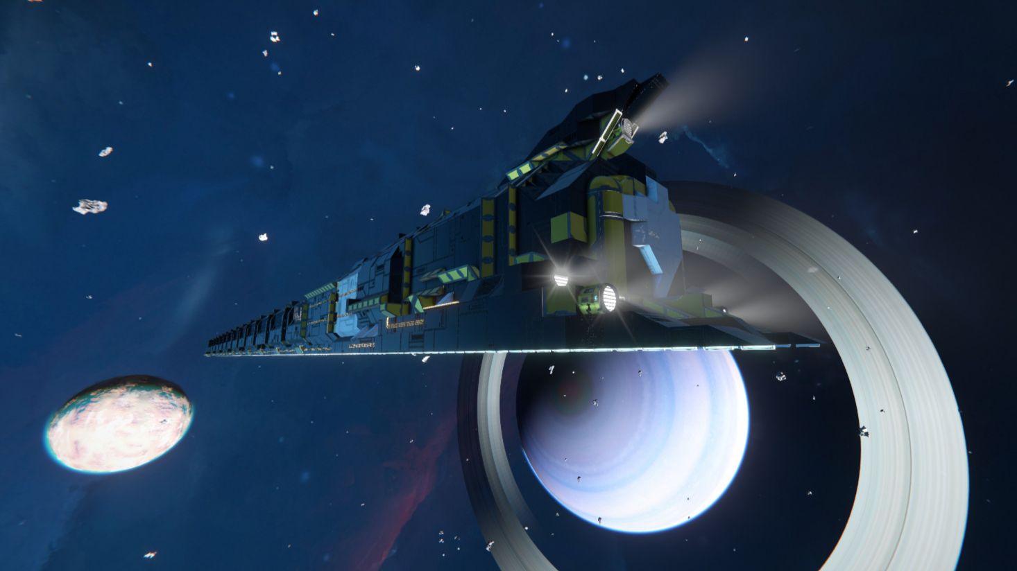 I created the Astral Express in Space Engineers, Fully functional, Can ...
