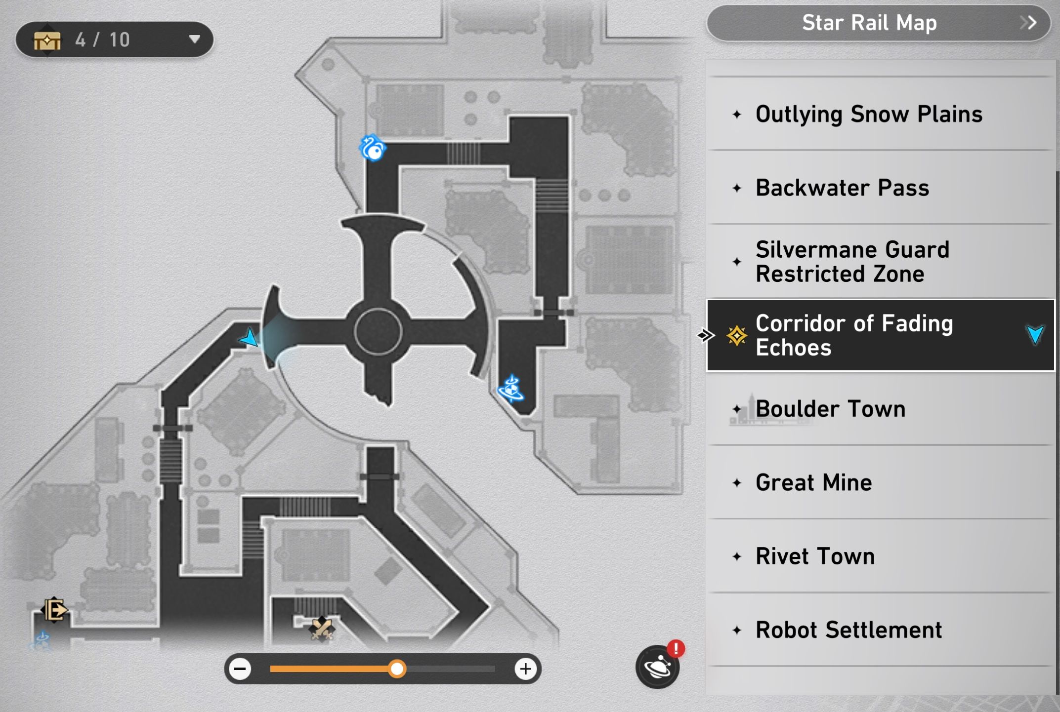 Fun Fact: The giant cog on the map in Corridor of Fading Echoes changes ...