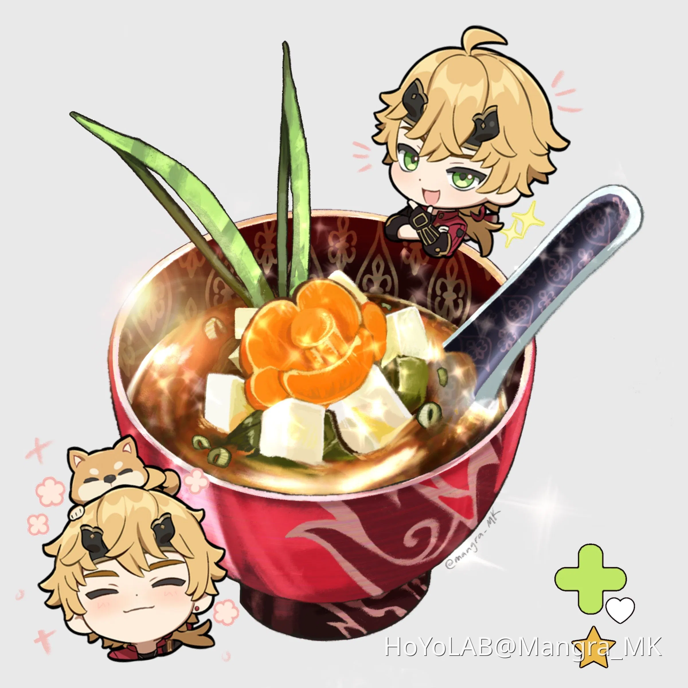 Food art- Ayaka, Thoma, Kokomi Genshin Impact | HoYoLAB