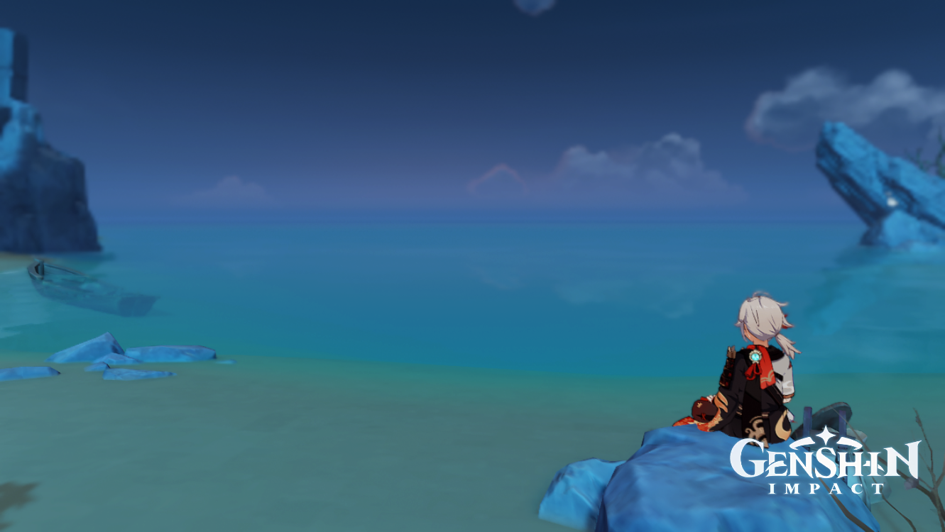 Watching the Ocean with Kazuha Genshin Impact | HoYoLAB