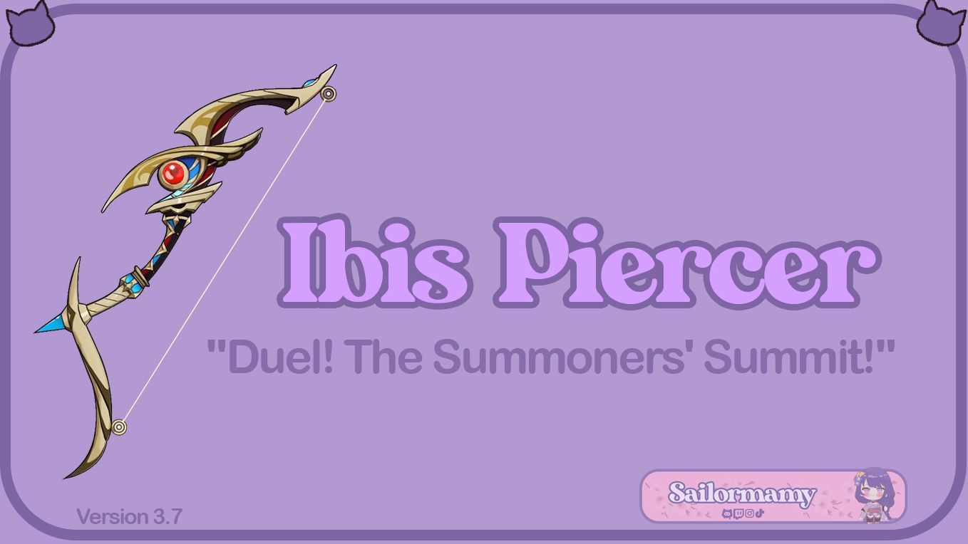 [V3.7] Ibis Piercer Overview (ITA-ENG) Genshin Impact | HoYoLAB
