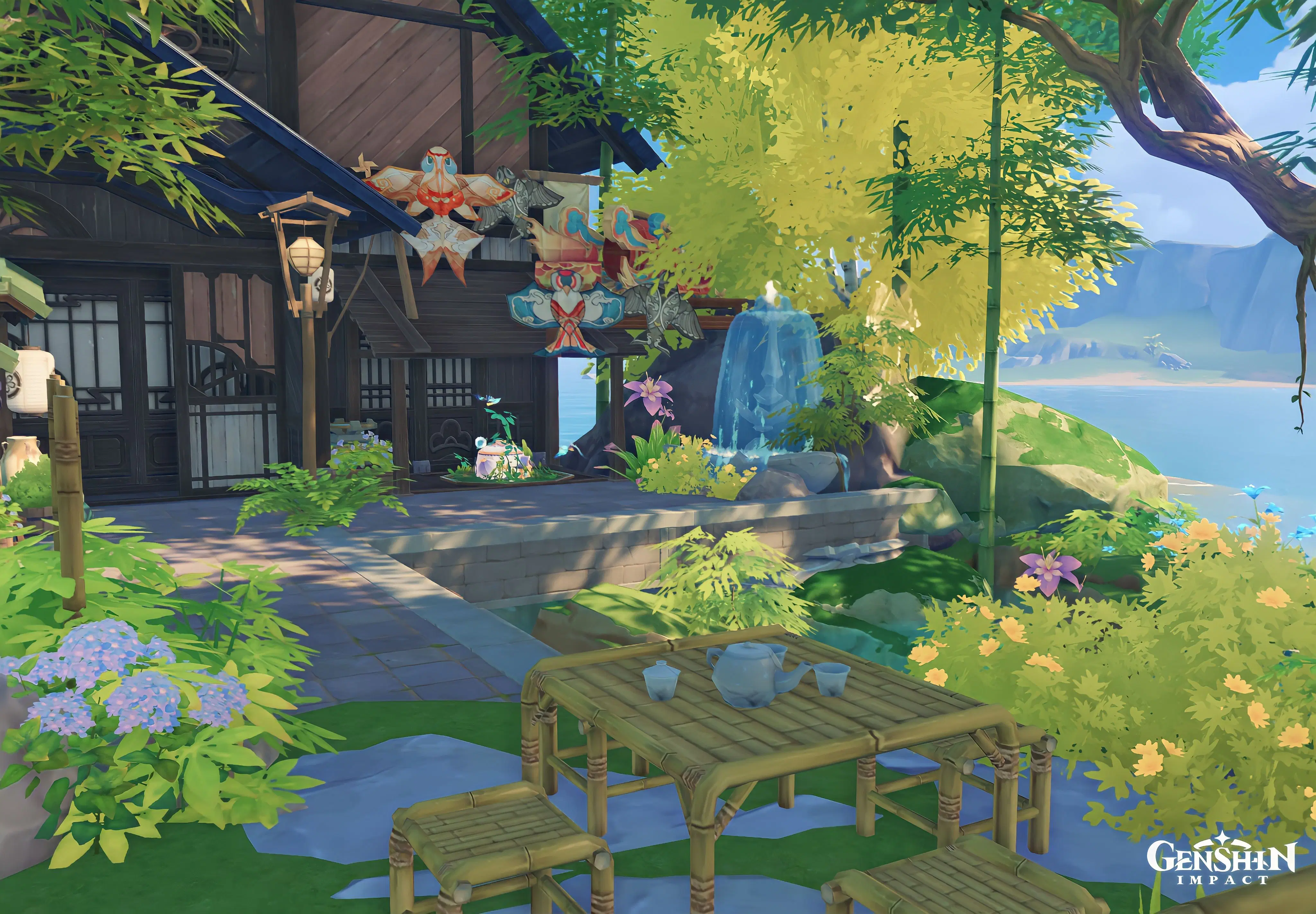 Cozy Main House - Outdoor Build Genshin Impact | HoYoLAB