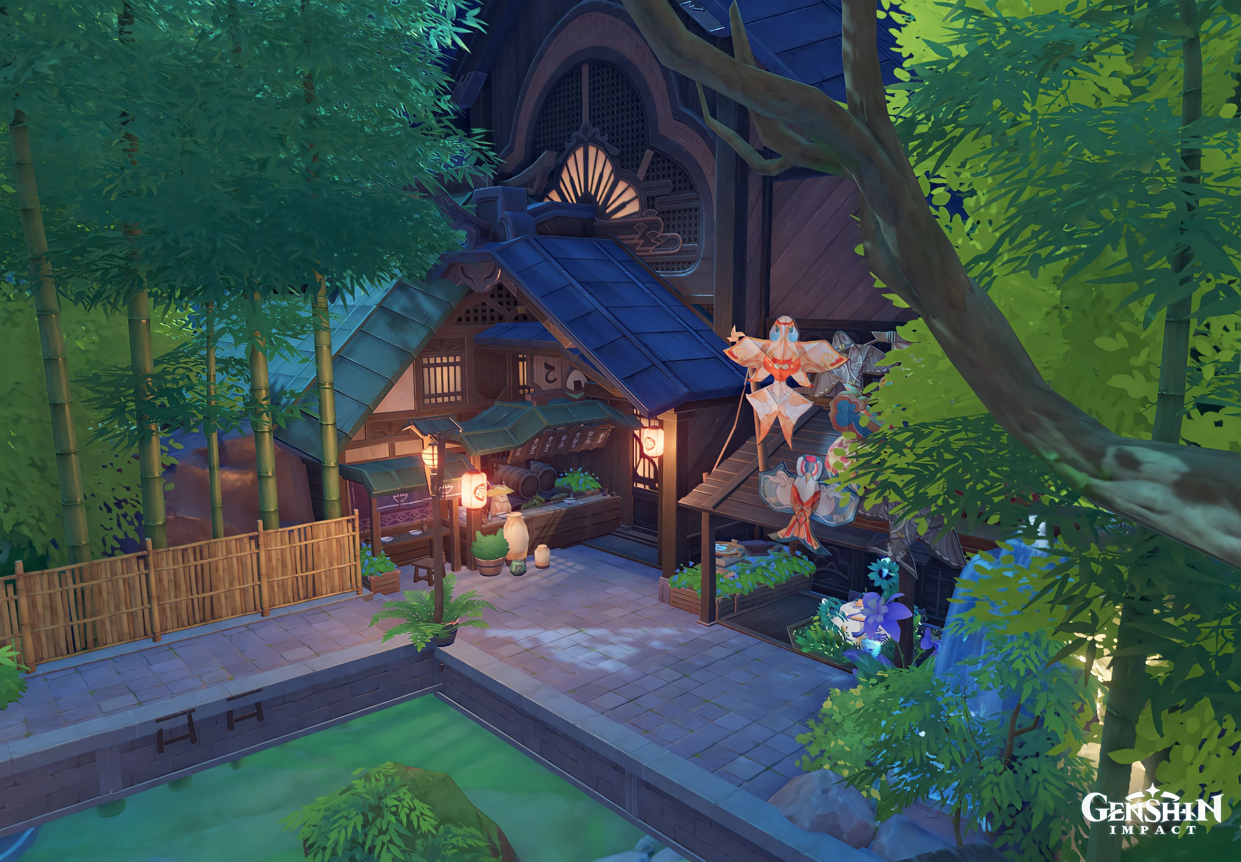 Cozy Main House - Outdoor Build Genshin Impact | HoYoLAB