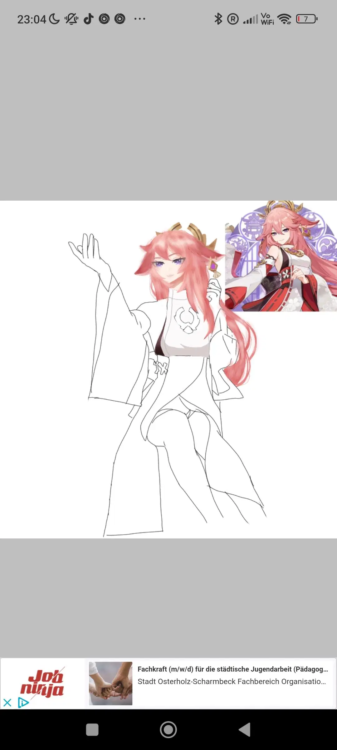 Yae Miko Fanart Genshin Impact | HoYoLAB