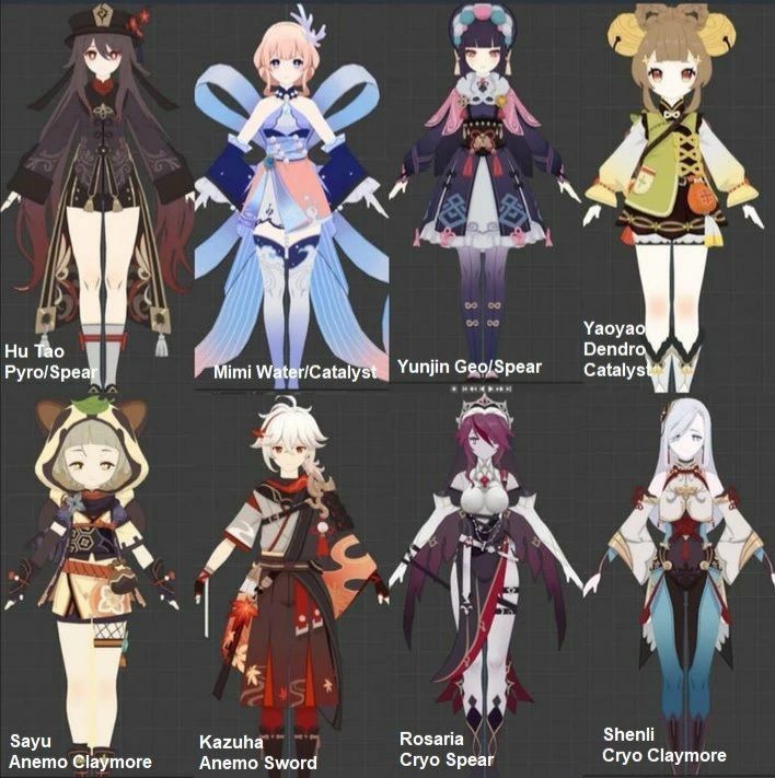 I love the old designs Genshin Impact | HoYoLAB