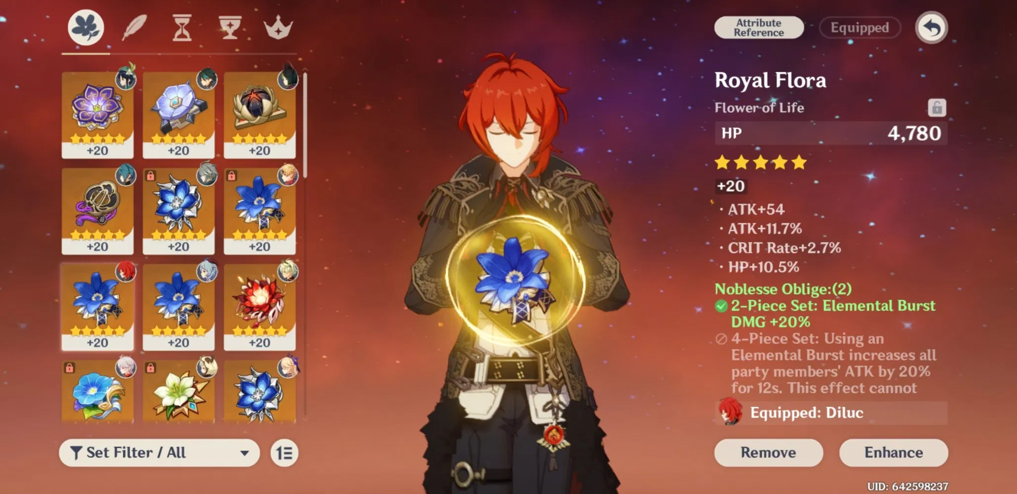 An update on my Dilucs build (my first tripple crowned character ...