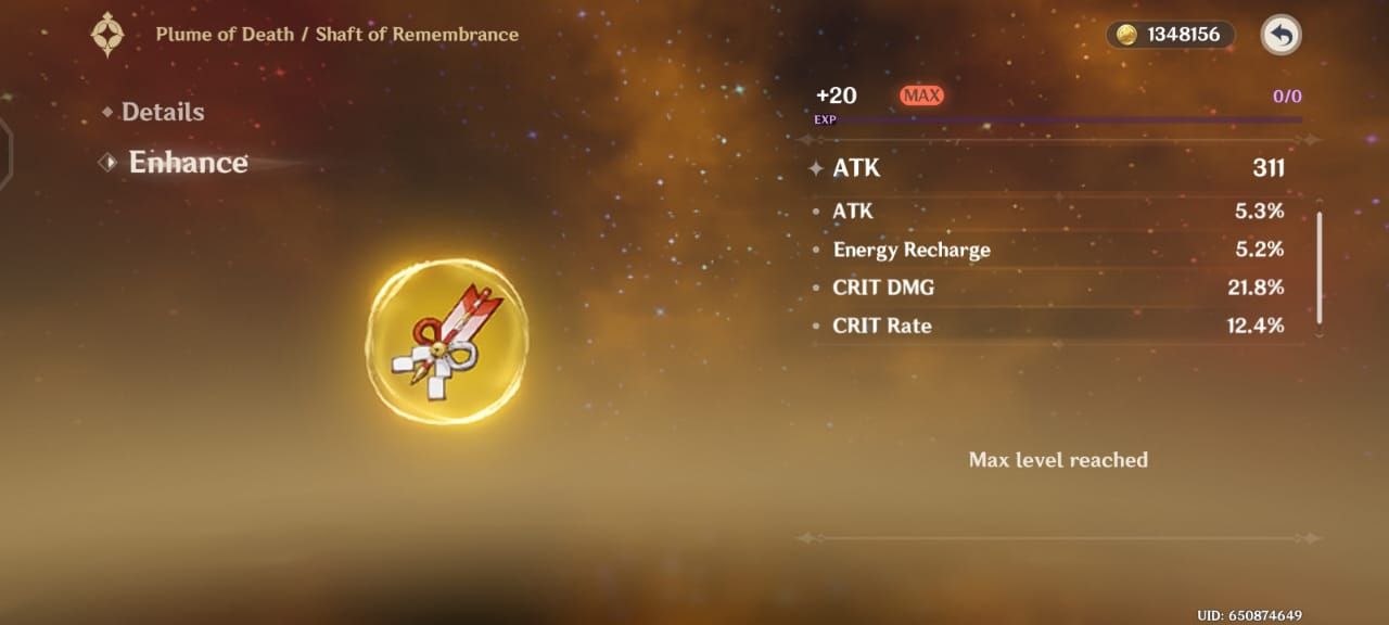 Highest crit value I got for now. Genshin Impact | HoYoLAB