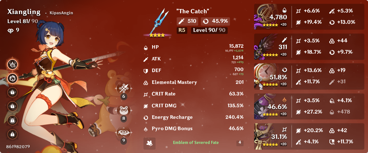 build xiangling f2p pemula Genshin Impact | HoYoLAB