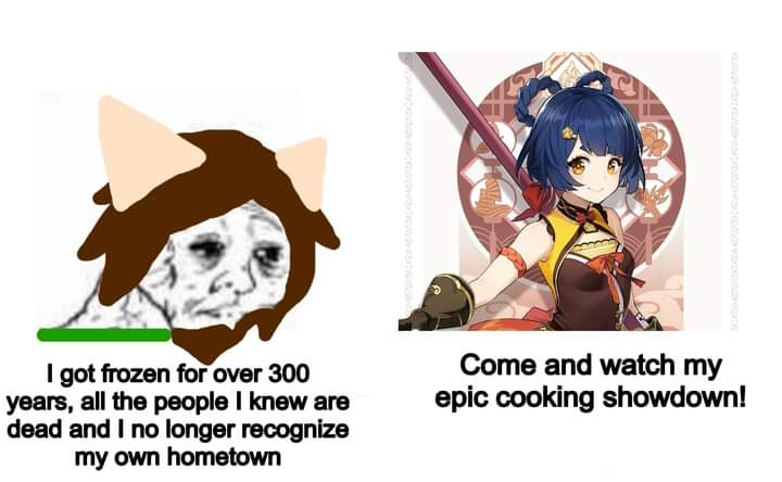 Xiangling meme Genshin Impact | HoYoLAB